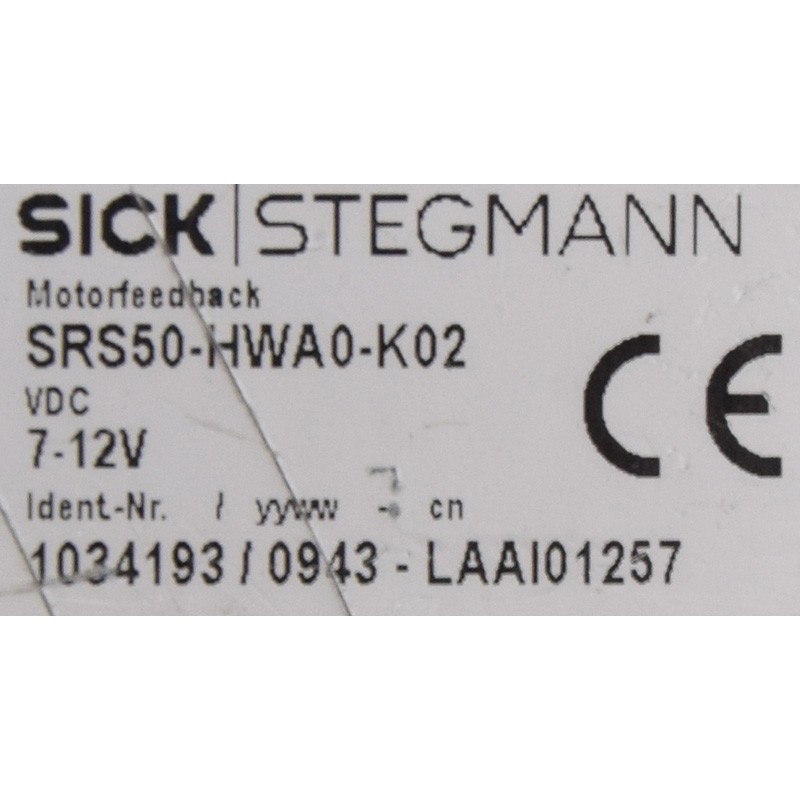 Sick Motor Feedback SRS50-HWA0-K02