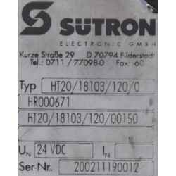 Sütron HT 20 Sutron Suetron Bedienterminal HT20/18103/120/0