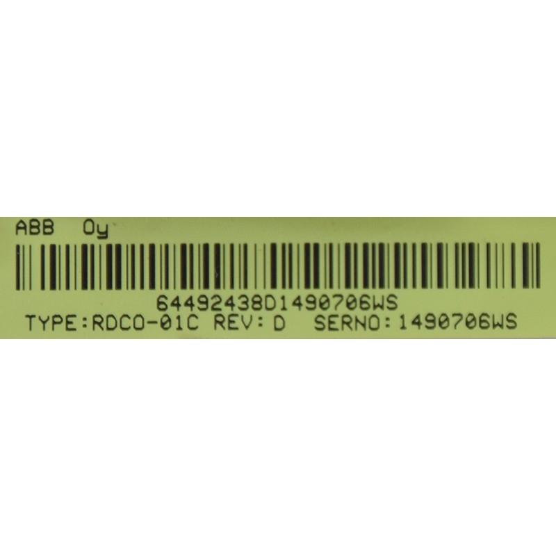 ABB RDC0-01C Rev. D