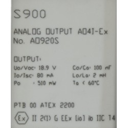 ABB PLC S900 Analog Output AO920S Neu