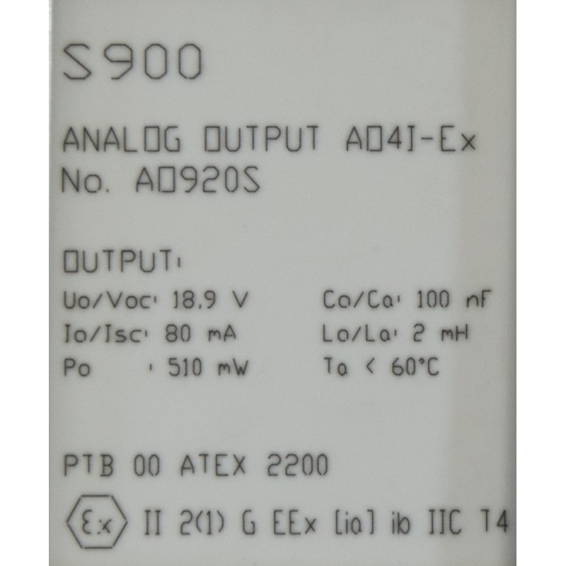 ABB PLC S900 Analog Output AO920S New