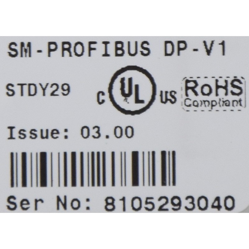 CONTROL TECHNIQUES SM-PROFIBUS DP-V1 STDY29