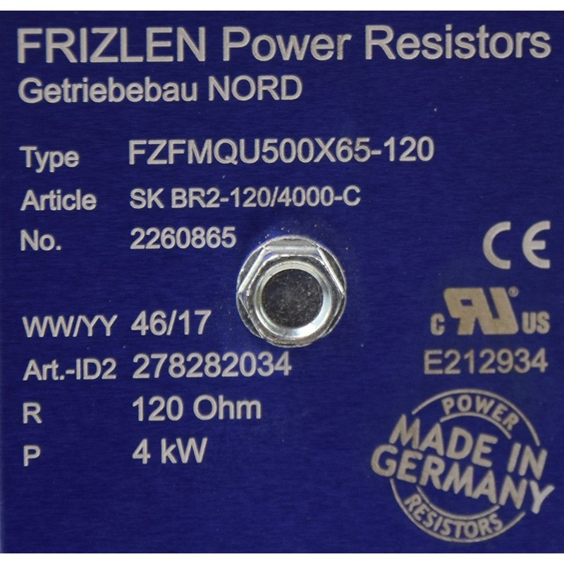 FRIZLEN POWER RESISTORS FZFMQU500X65-120