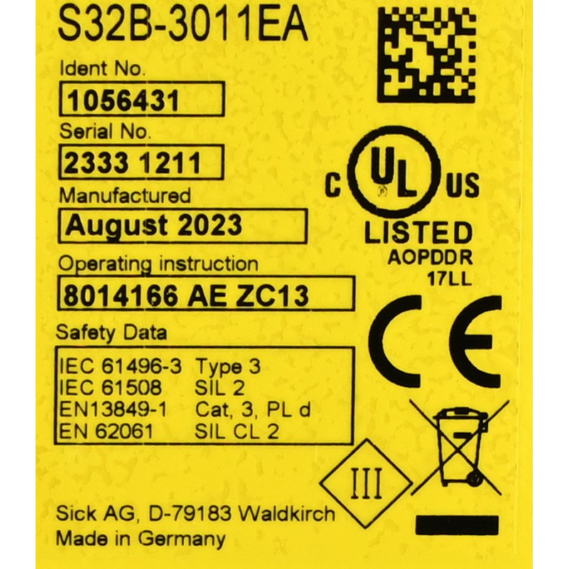 Sick S32B-3011EA S300 Mini S32B3011EA New 1056431