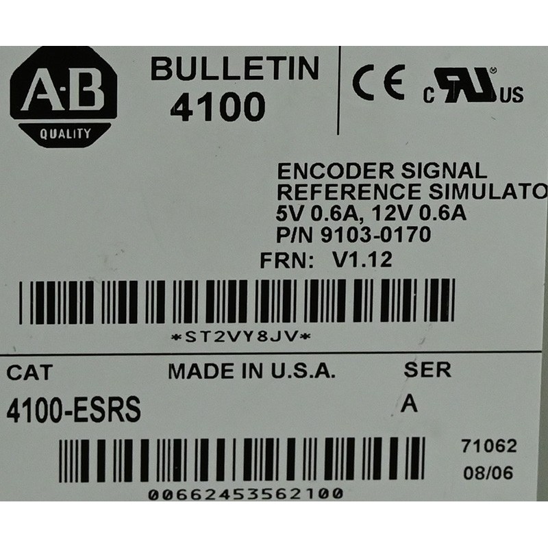 Allen Bradley Bulletin 4100 4100-ESRS