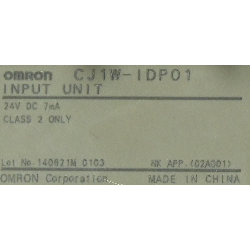 Omron CJ1W-IDP01 Digital quick response input unit