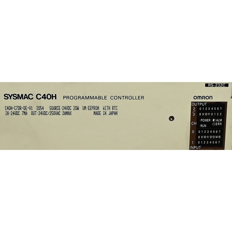 Omron Sysmac C40H Programmable Controller RS-232C