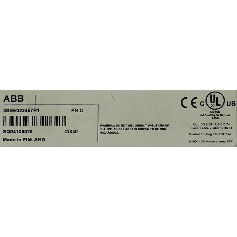 ABB 3BSE022457R1 Redundant Profibus Communications Interface