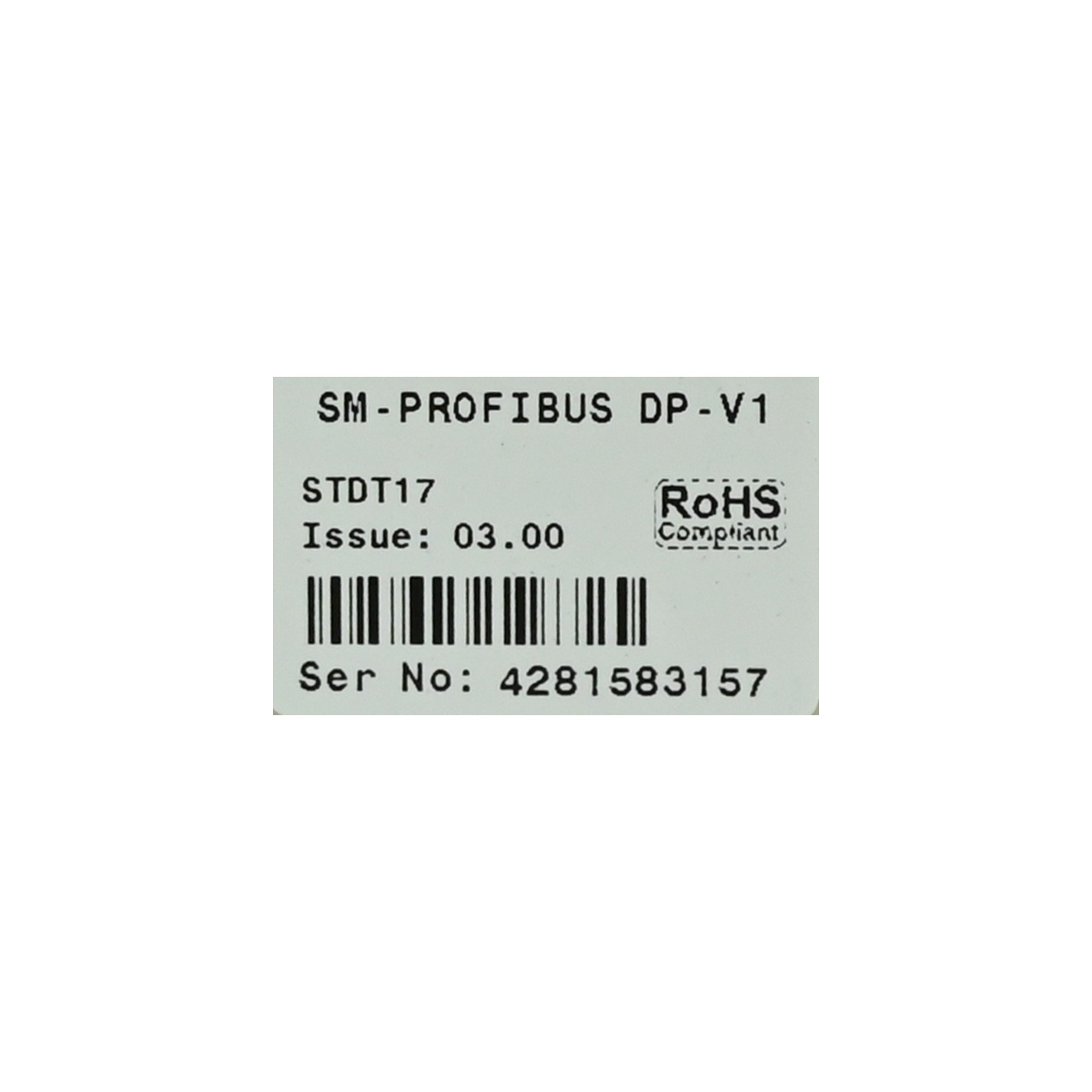 Control Techniques STDT17 SM-PROFIBUS DP-V1