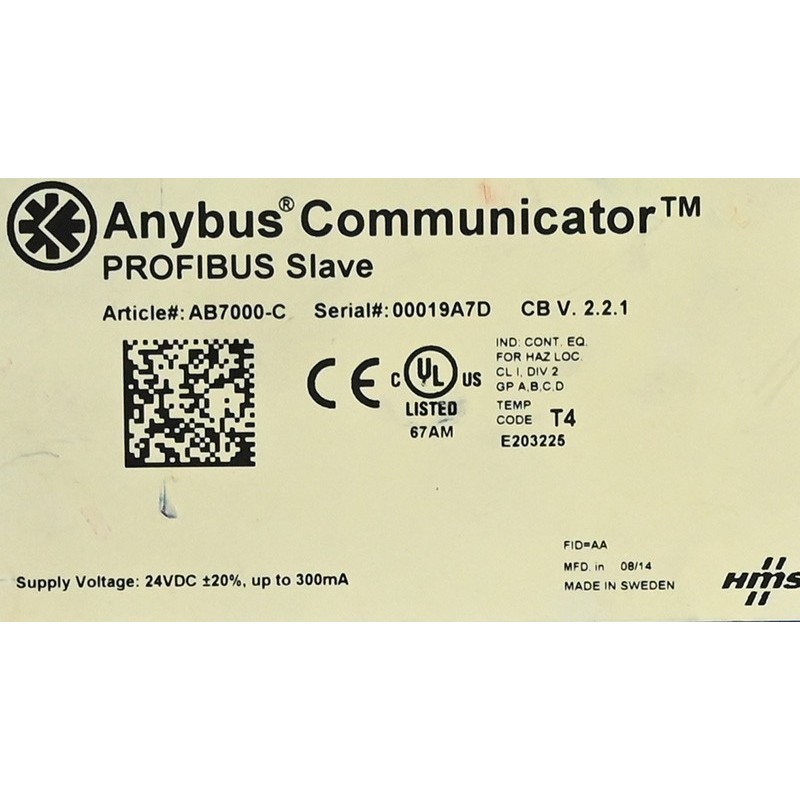 Anybus Communicator AB7000-C Profibus Slave