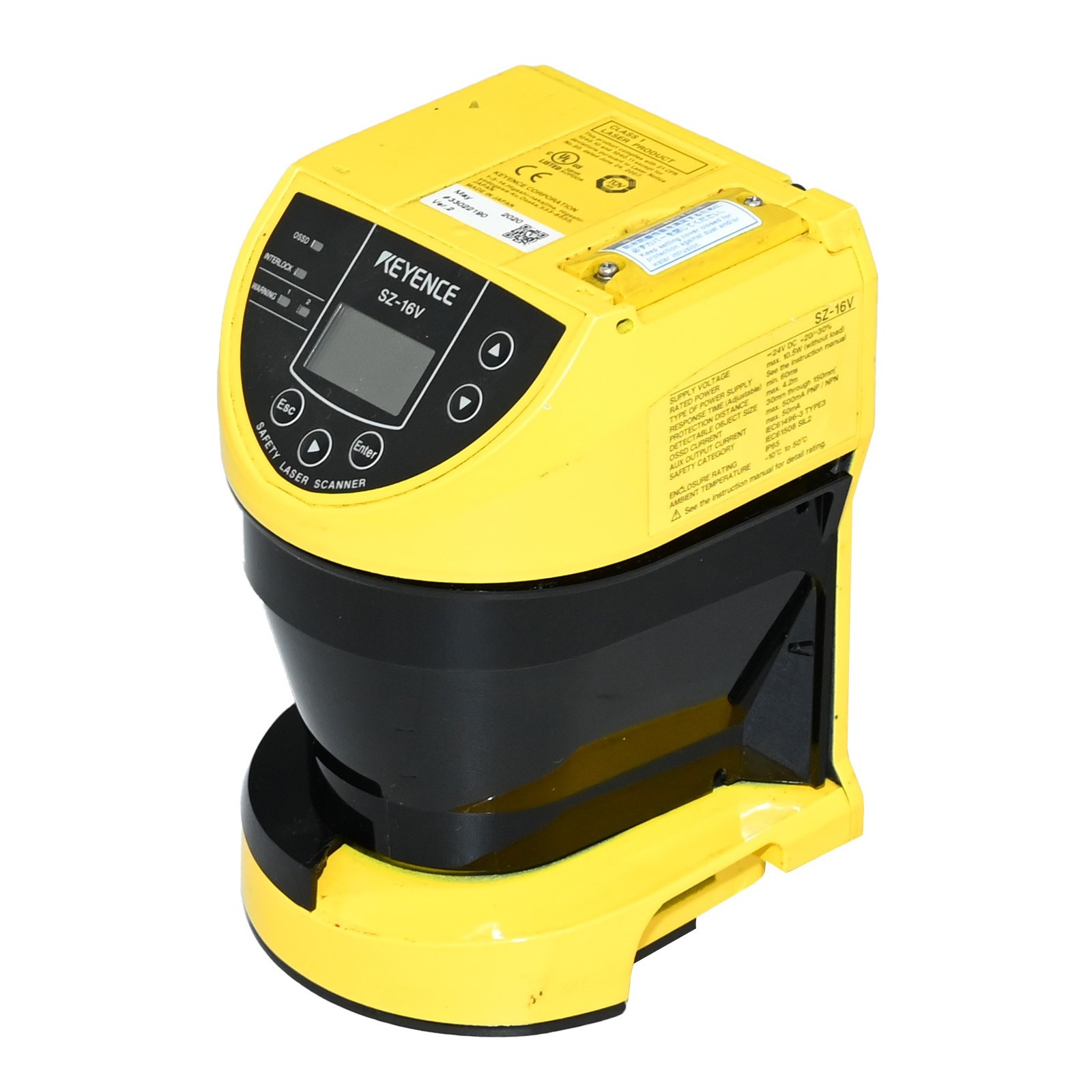 Keyence SZ-16V Safety Laser Scanner Plastic Broken