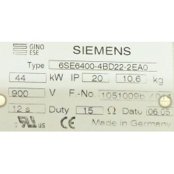 Siemens 6SE6400-4BD22-2EA0 Micromaster 6SE6 400-4BD22-2EA0 Braking Resistor