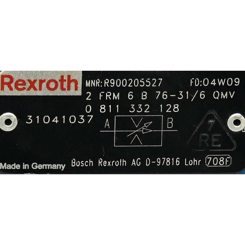Rexroth 2 FRM 6 B 76-31/6 QMV Current Control Valve R900205527