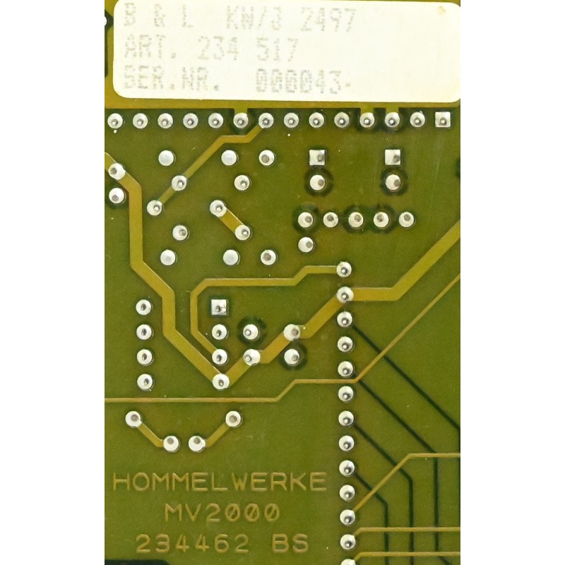 Hommelwerke 234517 MV2000 234462 BS