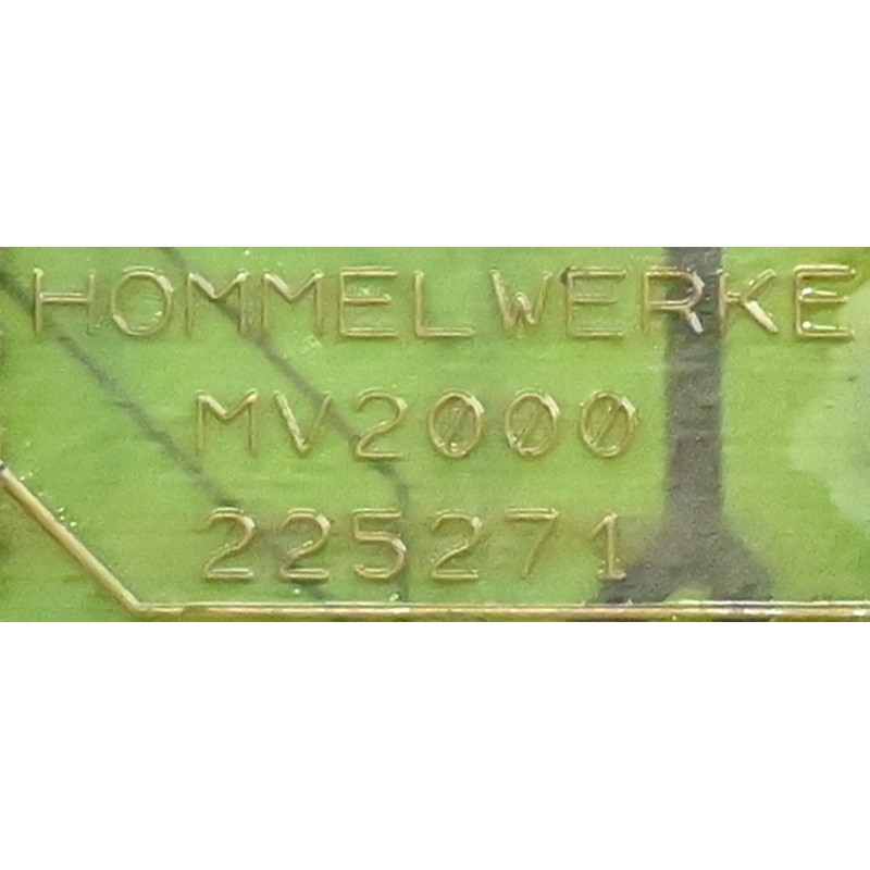 Hommelwerke MV2000 225271 AZ 2000 Card