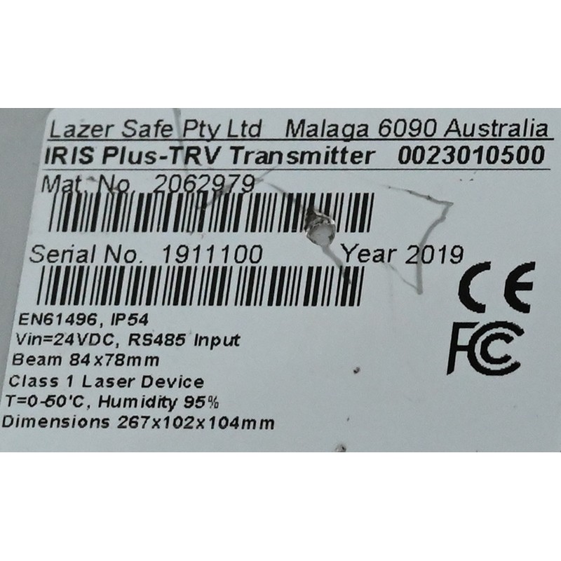 Lazer Safe 0023010500 PLUS-TRV TRANSMITTER 2062979