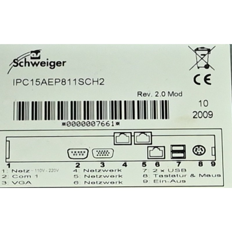 Schweiger IPC15AEP811SCH2 Operator Panel
