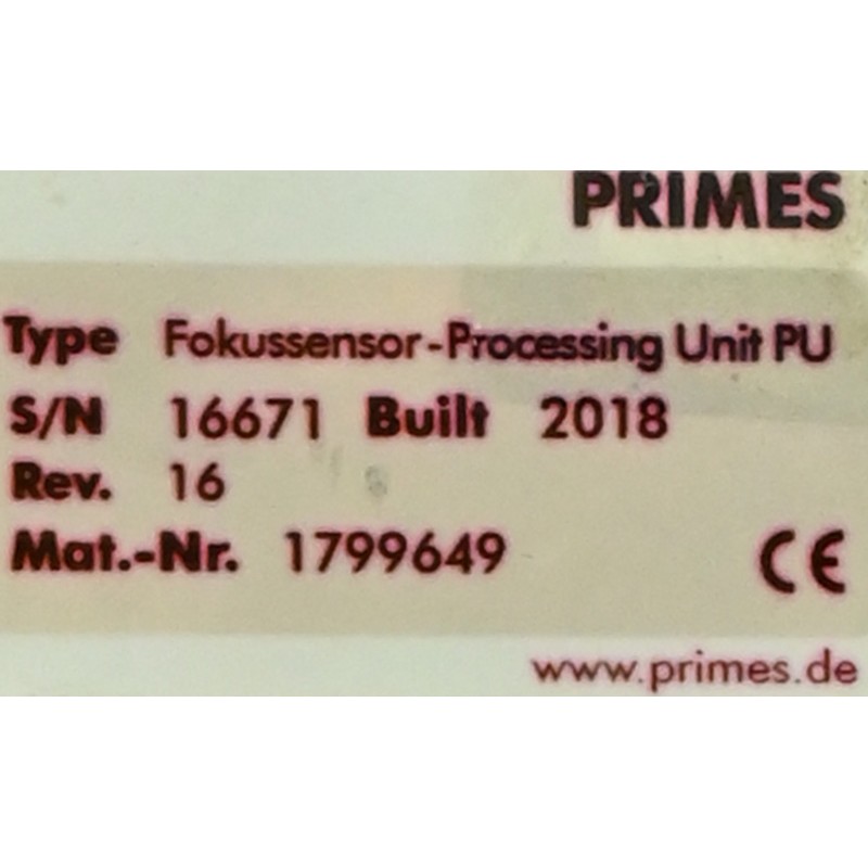Primes 1799649 Fokussensor-Processing Unit