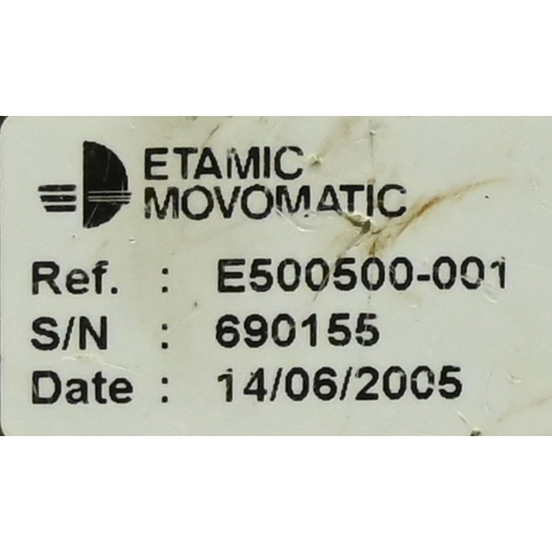 Etamic E500500-001 MOVOMATIC E500500001 Power Supply