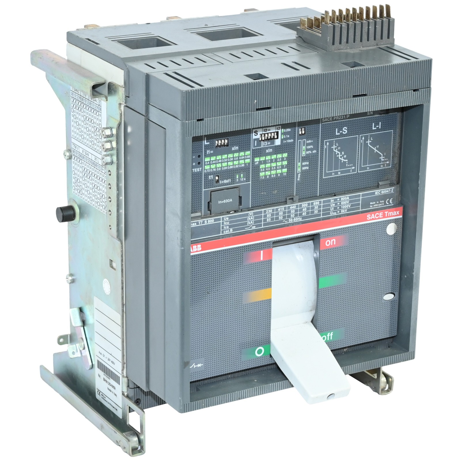 ABB SACE PR231/P Circuit Breaker Overload Tmax T7 S 800