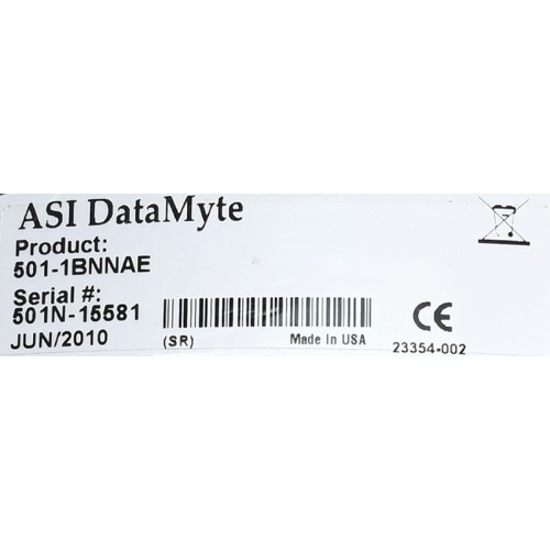 Datamyte 501-1BNNAE Data Collector 5011BNNAE Handheld Unit
