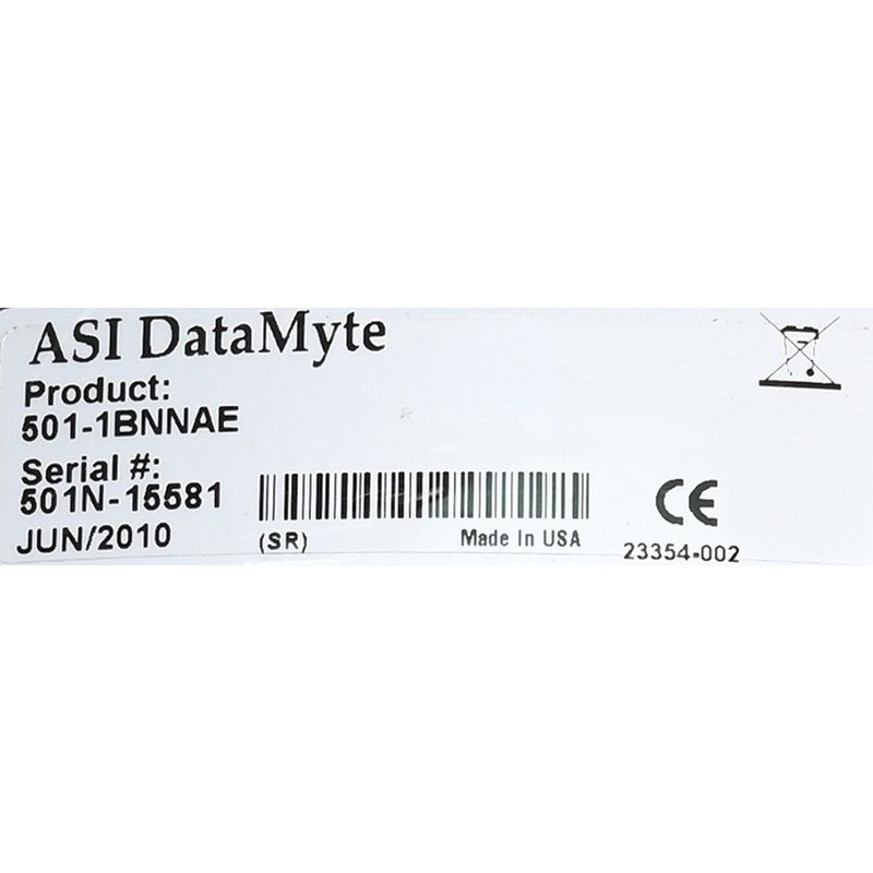 Datamyte 501-1BNNAE Data Collector 5011BNNAE Handheld Unit