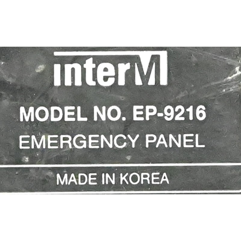 Interm EP-9216 Emergency Panel EP9216