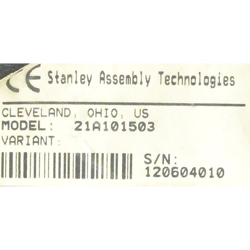 Stanley 21A101503 Screw Control Torque Controller