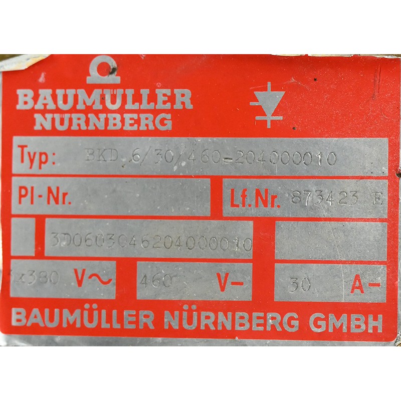 Baumüller BKD 6/30/460-204000010 Converter Unit BKD630460204000010