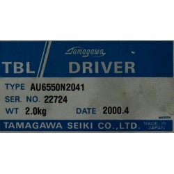 Tamagawa Seiki AU6550N2041 Servo Drive TBL Driver