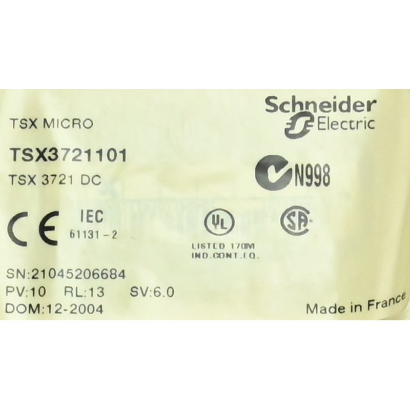 Schneider Electric TSX3721101 TSX Micro PLC Controller