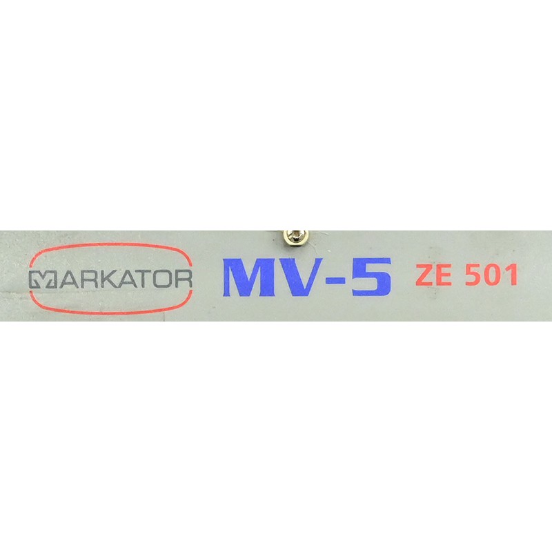 Markator MV-5 ZE 501 Control Unit MV5ZE501