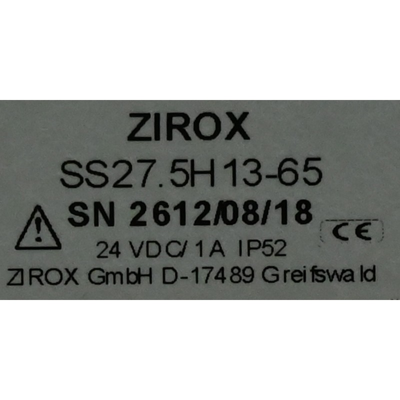 Zirox SS27.5H13-65 Oxygen Probe