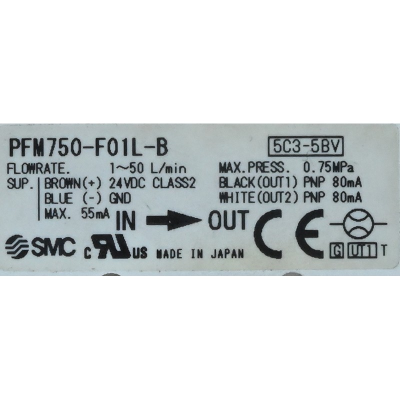 SMC PFM750-F01L-B Digital Flow Switch