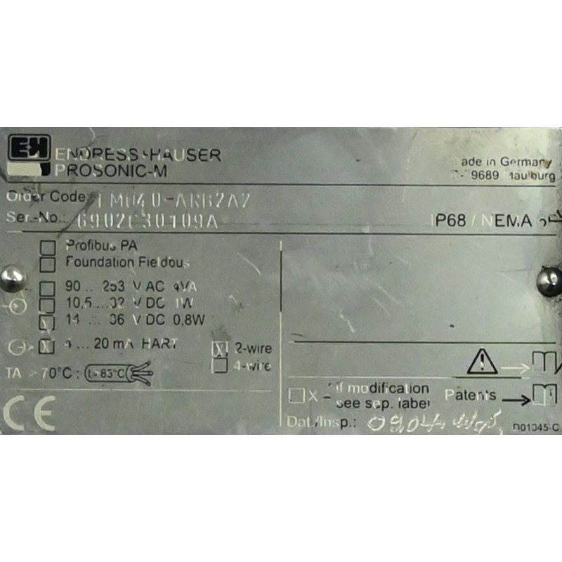 Endress Hauser FMU40-ARB2A2 Prosonic-M
