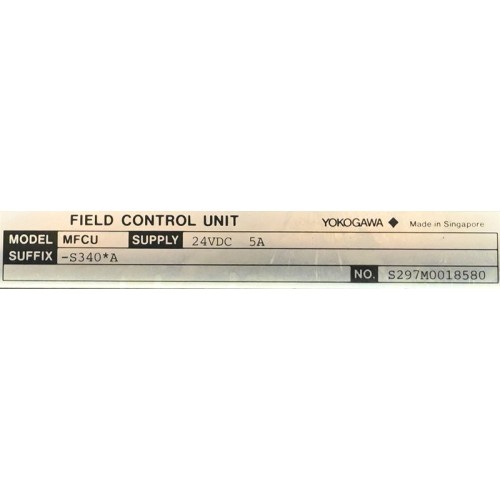 Yokogawa MFCU-S340*A Field Control Unit MFCU