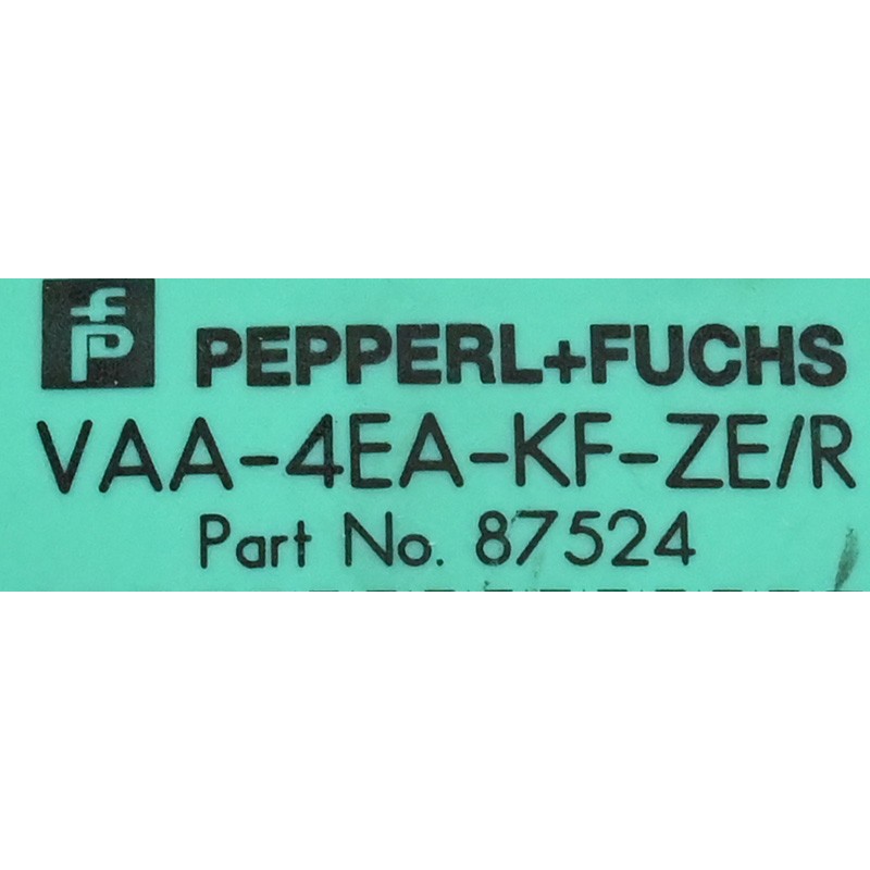 Pepperl+Fuchs VAA-4EA-KF-ZE/R 87524 Interface Sensor Actuator Module