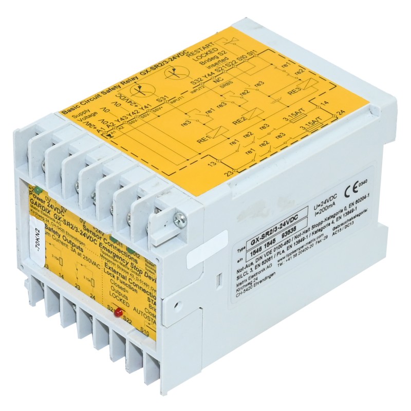 Gardix GX-SR2/3-24VDC Emergency Stop Device