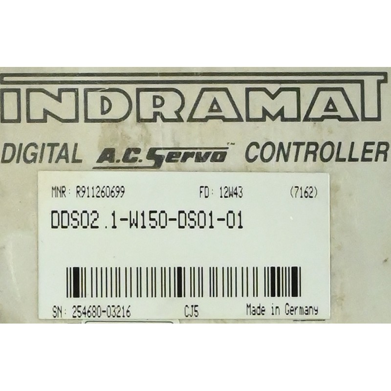 Indramat DDS02.1-W150-DS01-01 R911260699 AC Servo Controller