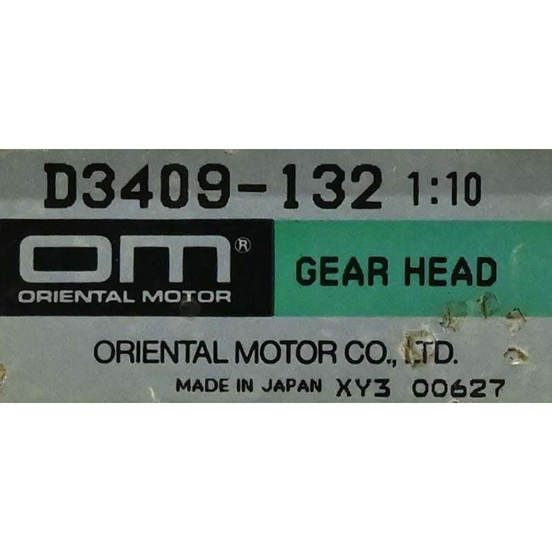 Oriental Motor 3IK15GN-AW-E1 Induction Motor D3409-132 Gear Head