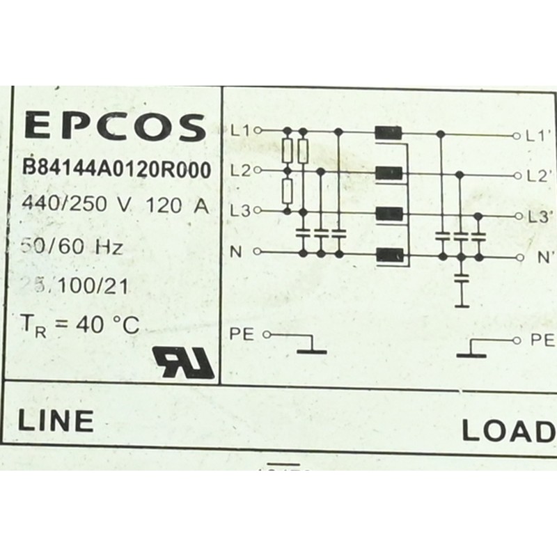 Epcos B84144A0120R000 120A Filter