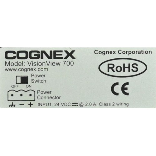 Cognex 821-0004-2R VisionView 700 Camera Display