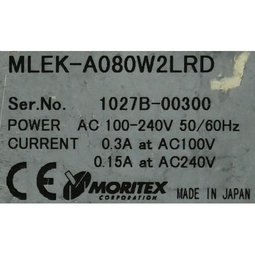 Moritex MLEK-A080W2LRD LED Light Source Controller