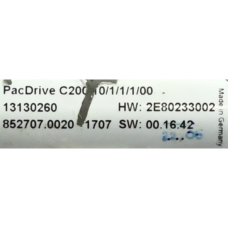 ELAU PacDrive C200/A2/1/1/1/00 13130260 Servo Drive Plastik gebrochen
