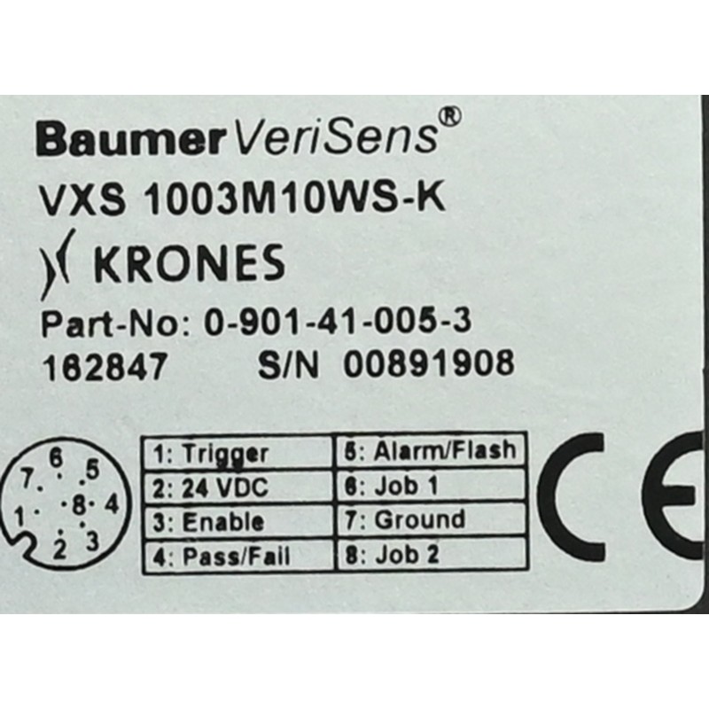Baumer VeriSens VXS 1003M10WS-K Sensor