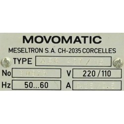 Movomatic ARC 437/16 Measuring Column