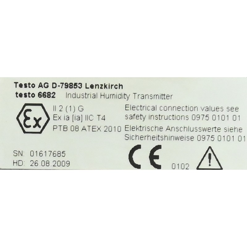 Testo 6682 Industrial Humidity Transmitter