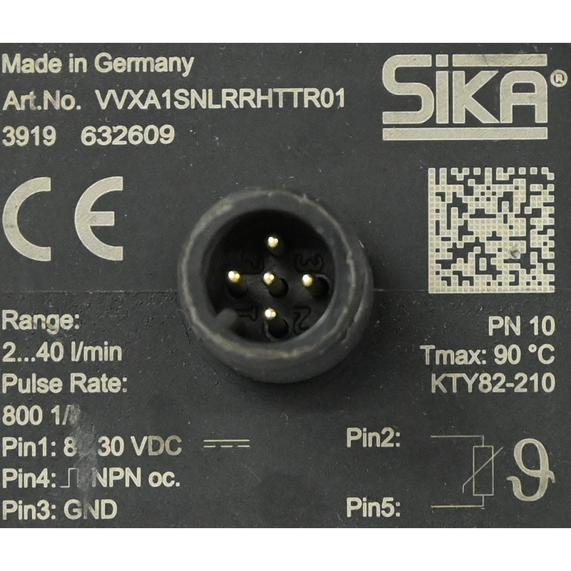 Sika VVXA1SNLRRHTTR01 Flow Sensor