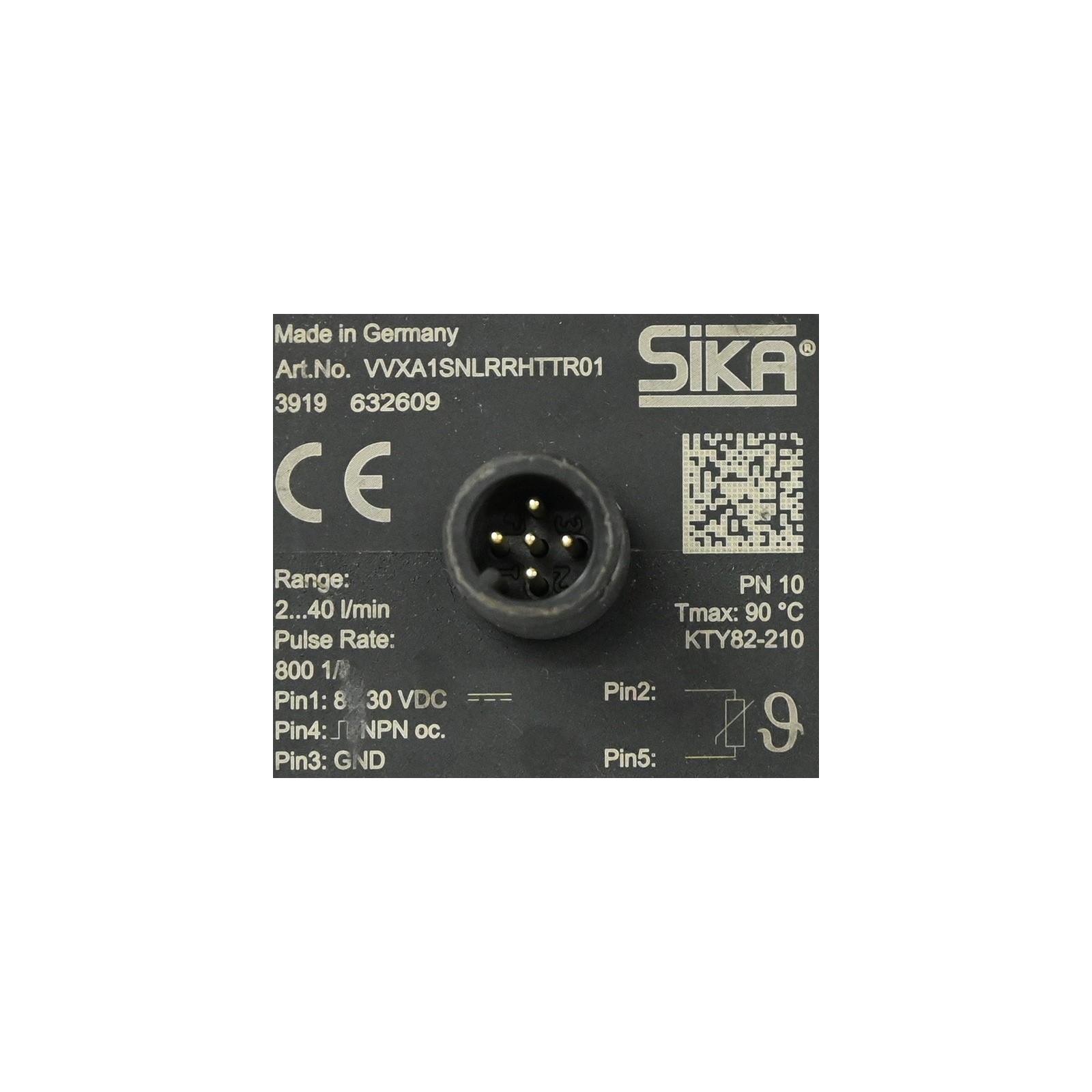 Sika VVXA1SNLRRHTTR01 Flow Sensor