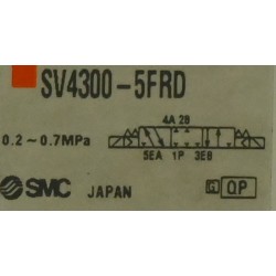 SMC SV4300-5FRD 5-Port Solenoid Valve